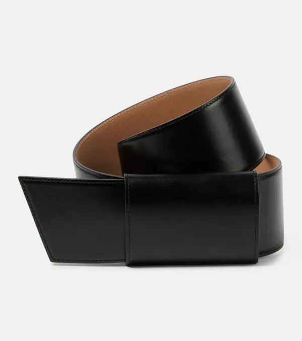 Alaïa Knot Leather Belt - Black