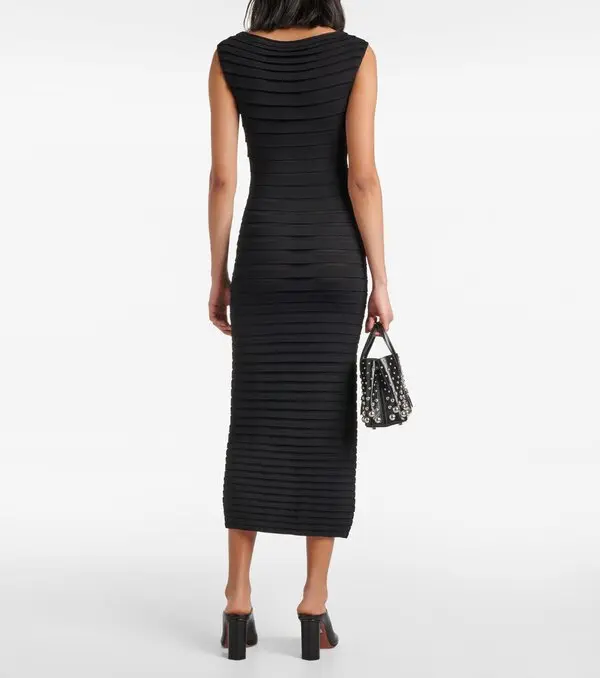 Alaïa Ribbed Midi Dress