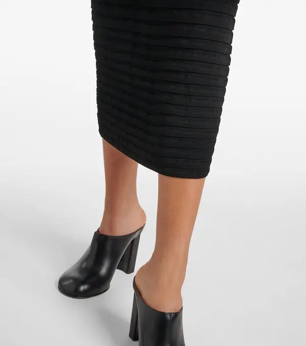 Alaïa Ribbed Midi Dress