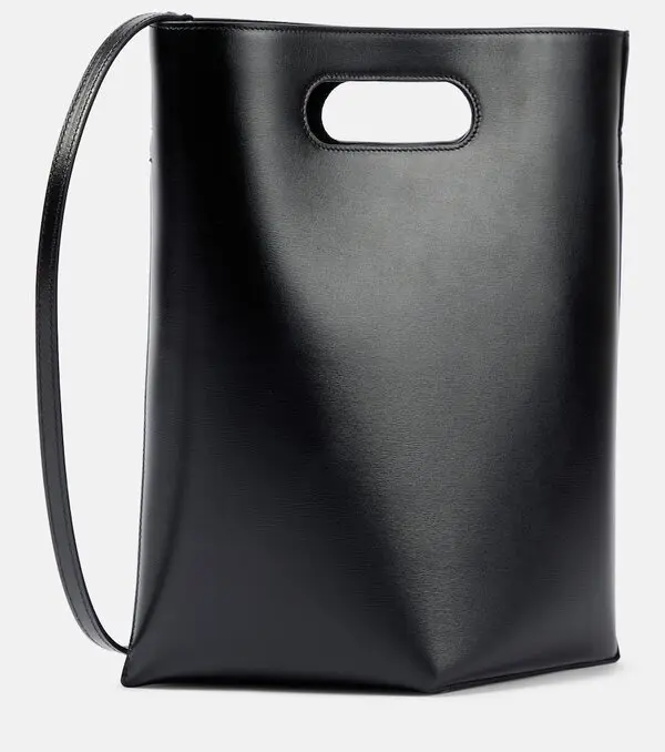 Alaïa Folded Leather Tote Bag - Black