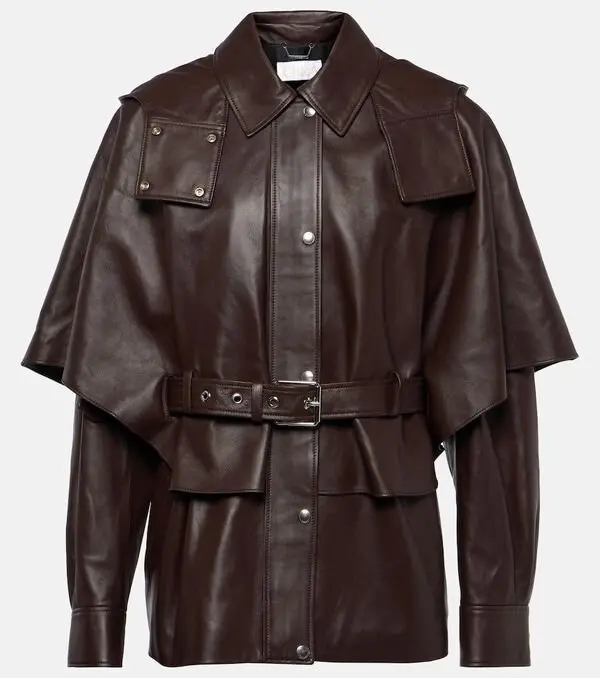 Chloé Layered Leather Jacket