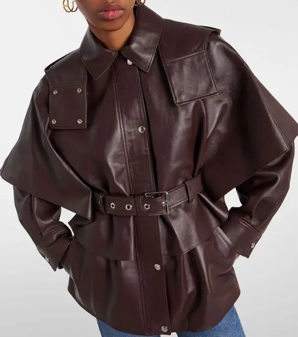 Chloé Layered Leather Jacket