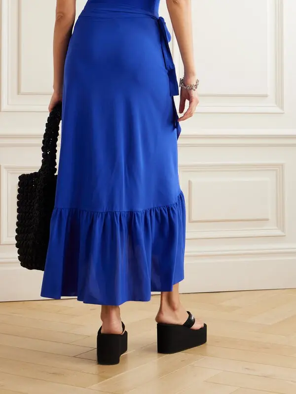 ERES Les Essentiels Julia Ruffled Pareo - Blue