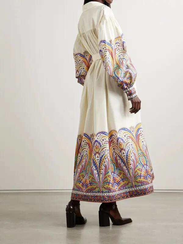 etro cotton dress Printed cotton maxi dress in multicoloured - Etro