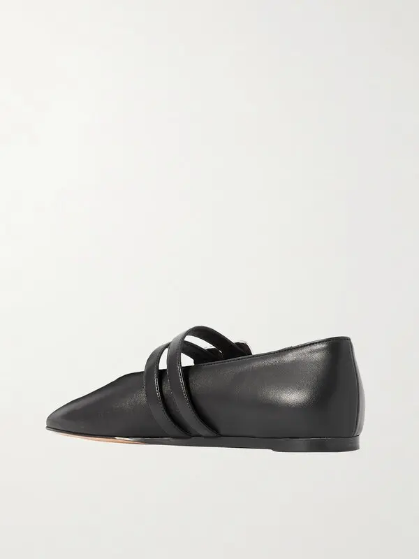 Le Monde Beryl Claudia Leather Mary-jane Ballet Flats
