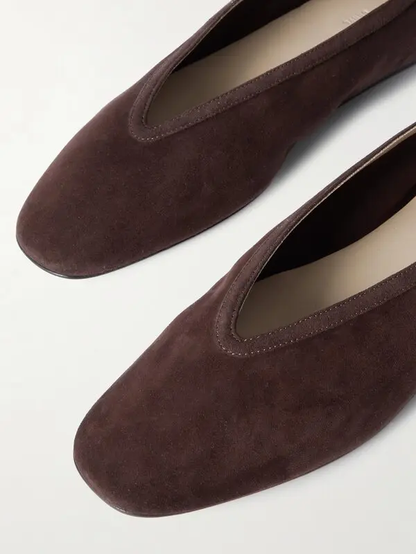 Le Monde Beryl Luna Suede Ballerinas