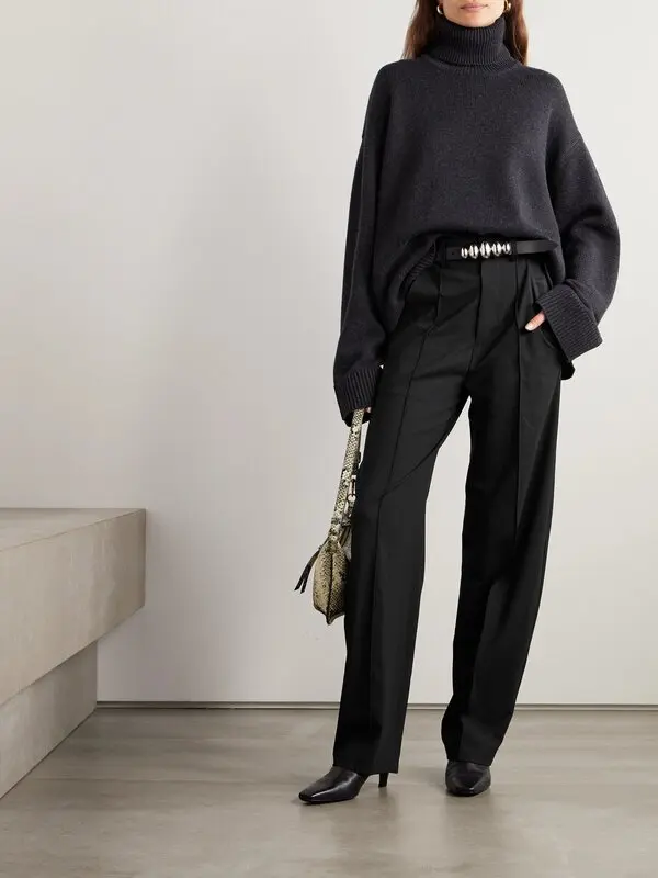Isabel Marant Sopiavea Wide-leg Wool-blend Pants