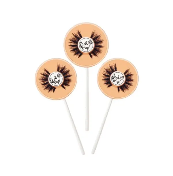 LASH POP LASHES Set Of 3: Send Nudes Faux Silk False Eyelashes - Black