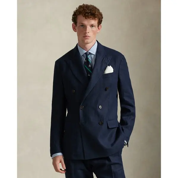 Ralph Lauren Polo Soft Tailored Linen Suit Jacket