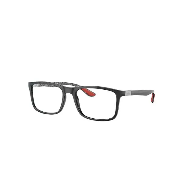 Ray-ban Optics Eyeglasses Frame Clear Lenses Polarized - Black