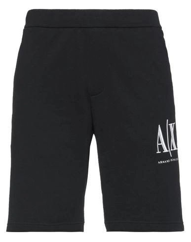 Armani Exchange Shorts & Bermuda Shorts Size Cotton - Black