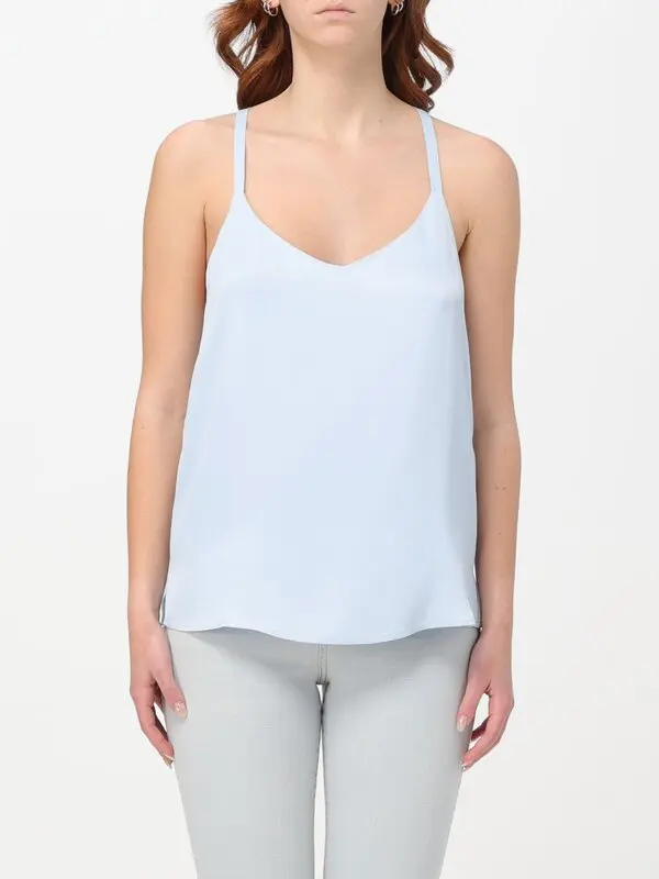 TWINSET Spaghetti Strap V-neck Top - Dust