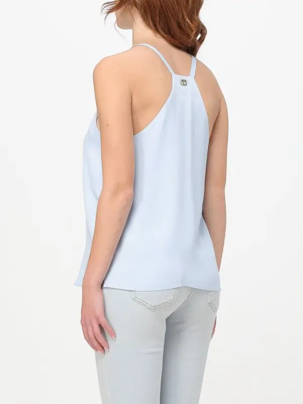 TWINSET Spaghetti Strap V-neck Top - Dust