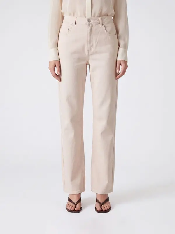 Isabel Marant Étoile High-waisted Flared Jeans - Ecru