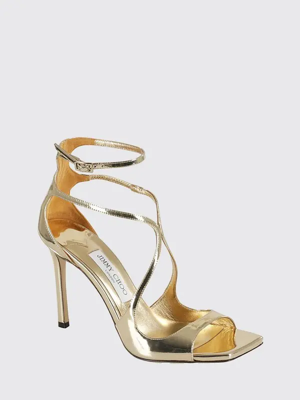JIMMY CHOO Heeled Sandal - Gold