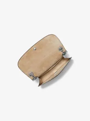Michael Kors Christie Embossed Leather Envelope Bag