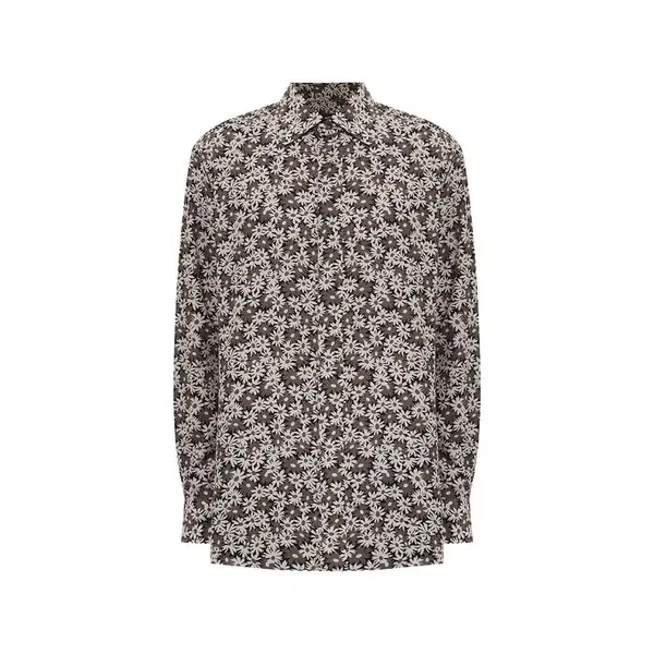 TOM FORD Floral Shirt - Green