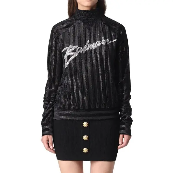Balmain High Neck Sweater