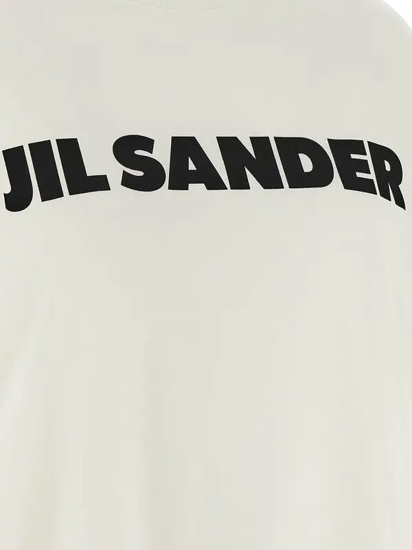 JIL SANDER T-shirt With Logo - White/black