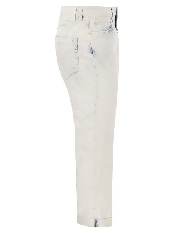 DONDUP Koons Loose Jeans With Jewelled Buttons