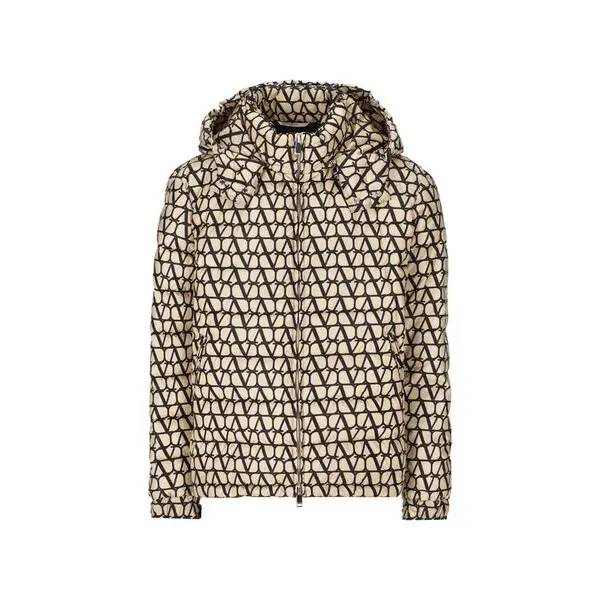 Valentino Garavani Toile Iconographe Down Jacket - Beige