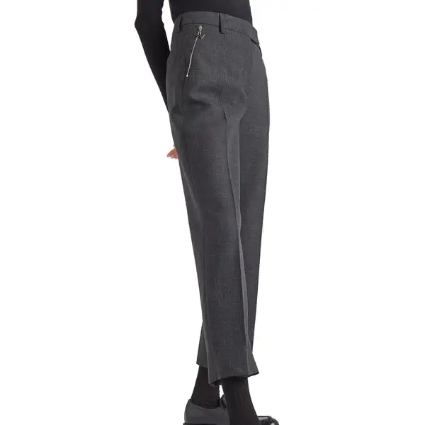 パンツ PRADA ARCHIVE VIRGIN WOOL GRAY SLACKS PRADA ARCHIVE VIRGIN WOOL GRAY SLACKS - メルカリ