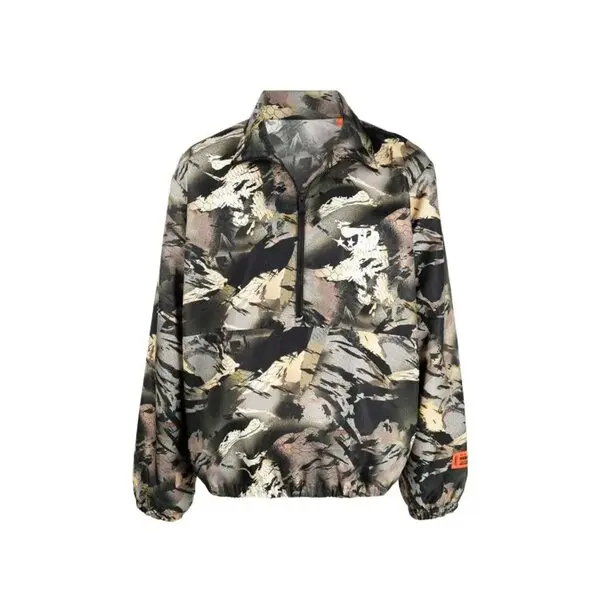 Heron Preston Camouflage Windbreaker