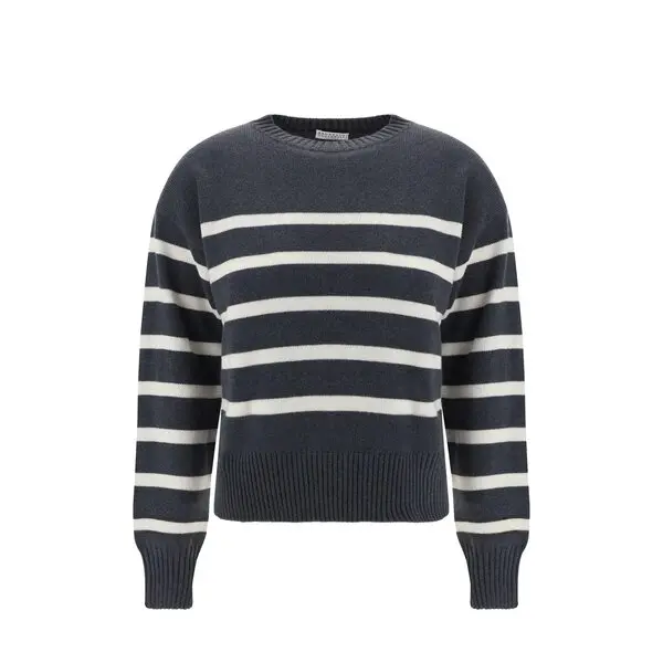 Brunello Cucinelli Cashmere Striped Sweater