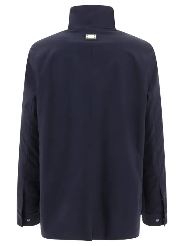 Dolce & Gabbana Technical Fabric Safari Jacket - Blue
