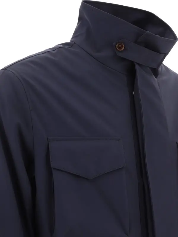 Dolce & Gabbana Technical Fabric Safari Jacket - Blue