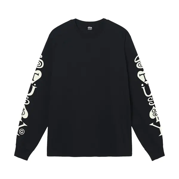 StÜssy Hearts And Spades Long-sleeve Tee - Black