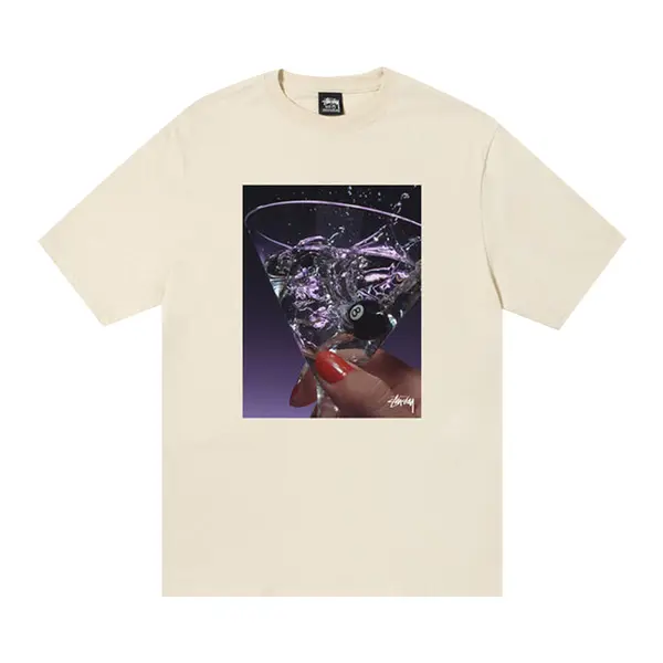 StÜssy Martini Tee 'putty - Cream
