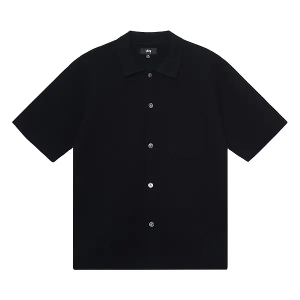 StÜssy Perforated Swirl Knit Shirt