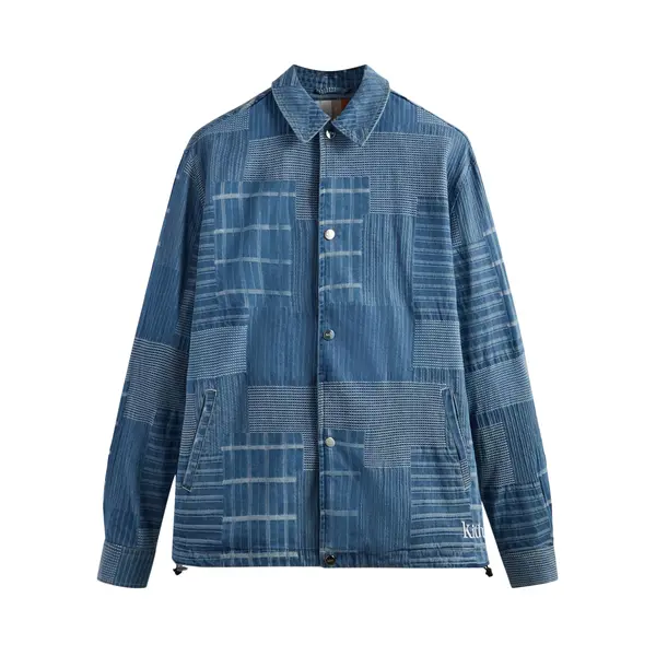 Kith Jacquard Coaches Jacket - Blue | Editorialist