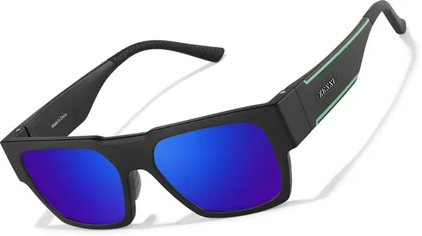 Zenni Rectangle Full Rim Plastic Frame - Black