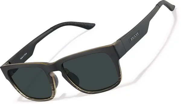 Zenni Rectangle Full Rim Plastic Frame - Black