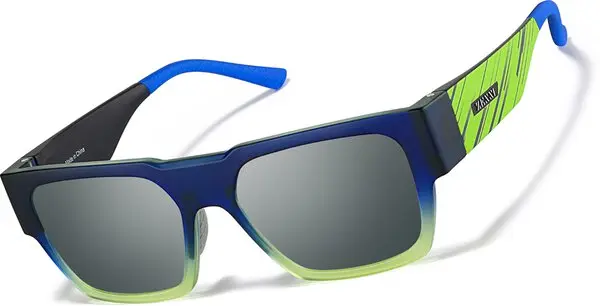 Zenni Rectangle Full Rim Plastic Frame - Blue