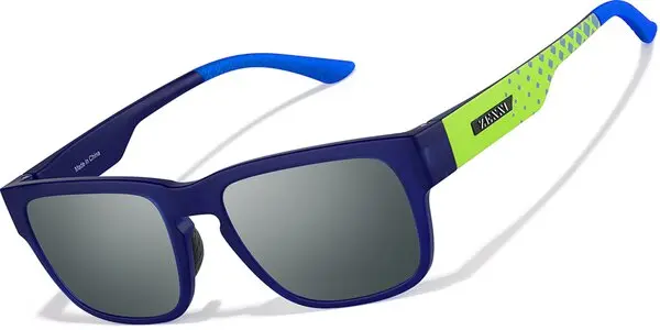 Zenni Rectangle Full Rim Plastic Frame - Blue