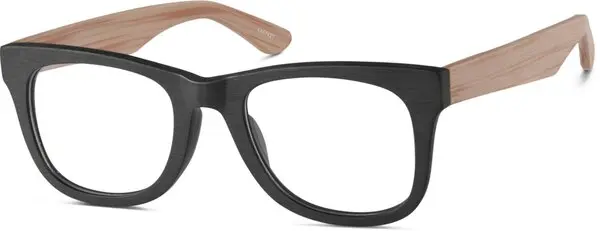 Zenni Square Full Rim Frame - Black