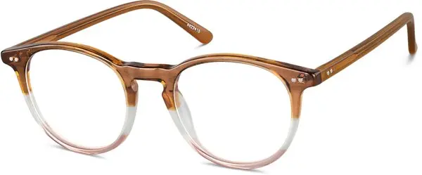 Zenni Classic Round Eyeglasses - Brown