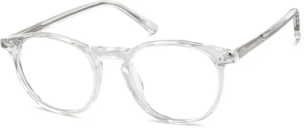 Zenni Classic Round Eyeglasses - Clear