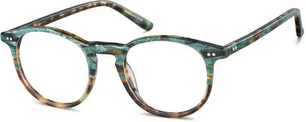 Zenni Classic Round Eyeglasses - Peacock