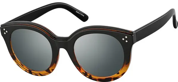 Zenni Round Full Rim Sunglasses - Pattern
