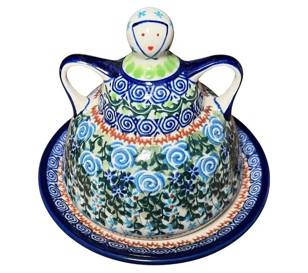 LIDIA'S POLISH POTTERY Cheese Lady - One-color