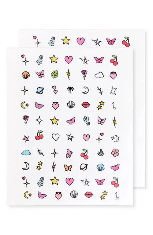 INKED BY DANI Pastel Magic Nail Art Temporary Tattoos - Multi