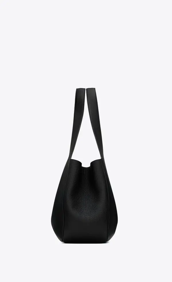 Saint Laurent Bea Grained Leather Tote