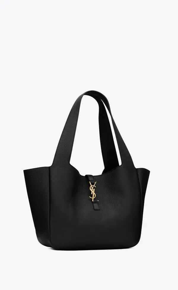 Saint Laurent Bea Grained Leather Tote