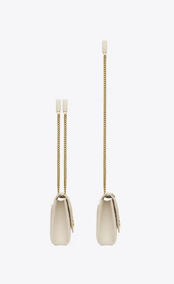 Saint Laurent Medium Envelope Bag In Matelassé Lambskin