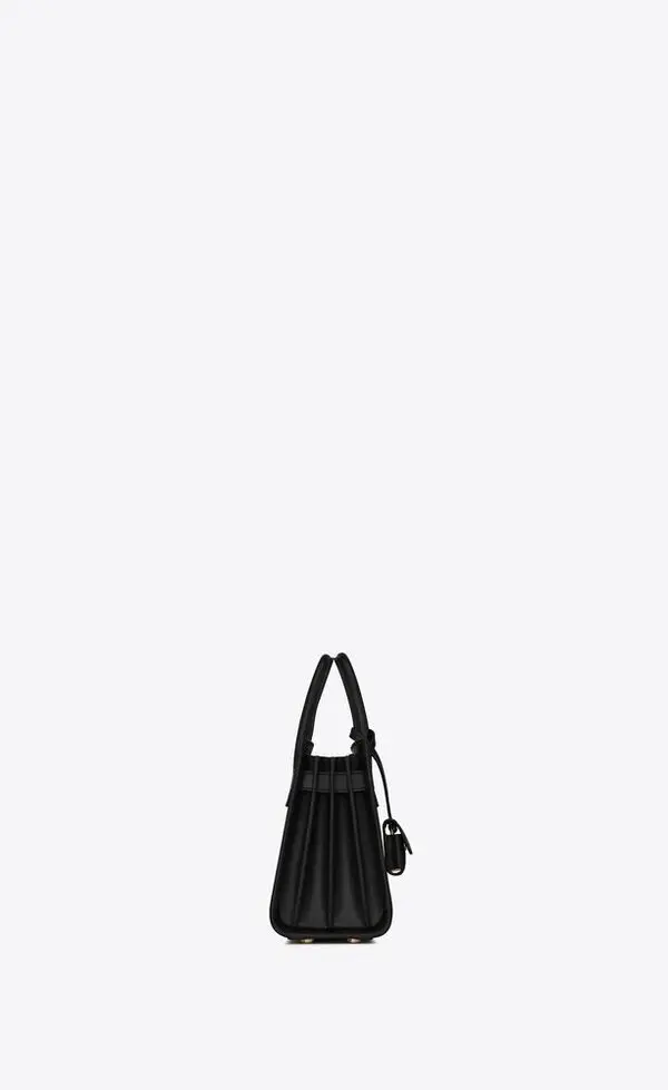 Saint Laurent Sac De Jour Nano Leather Bag