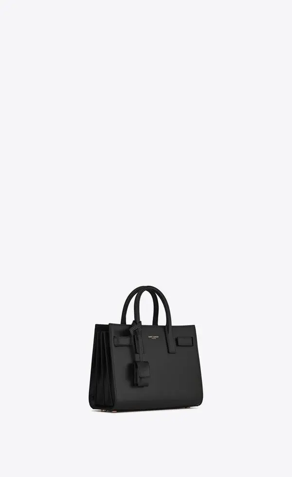 Saint Laurent Sac De Jour Nano Leather Bag